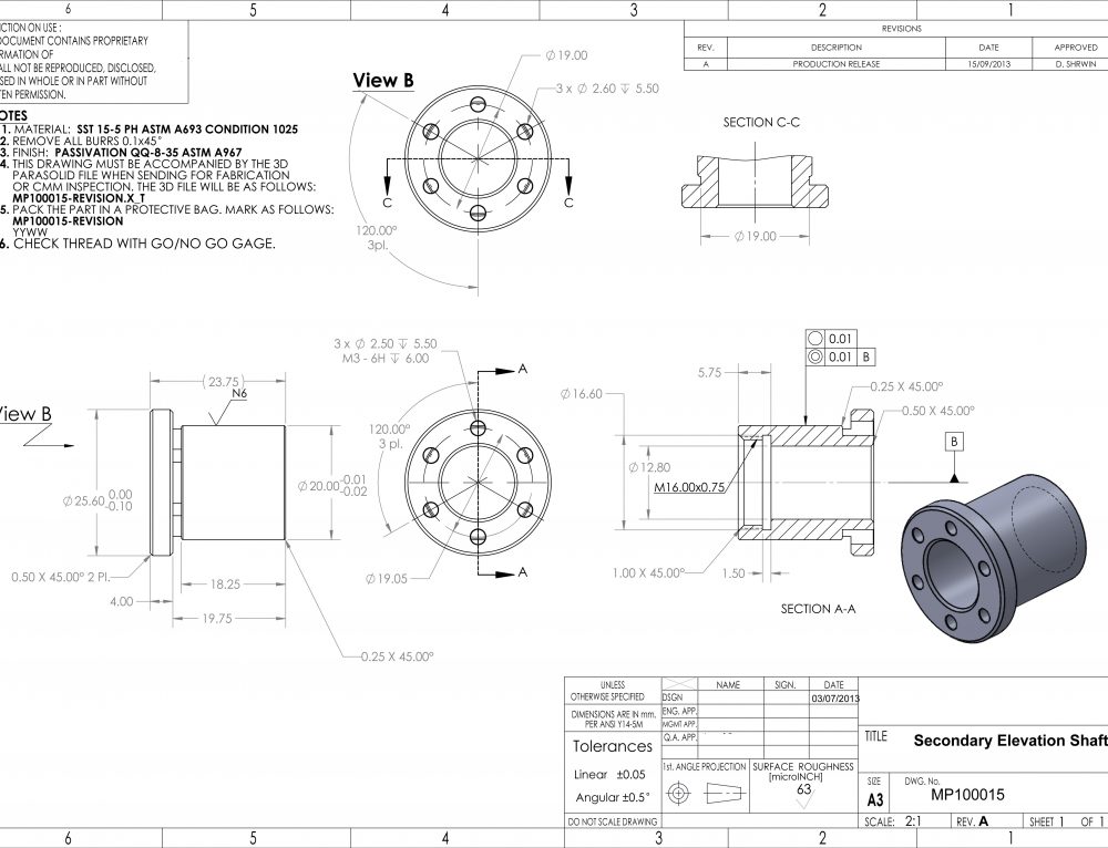 Exploded Section Assembly – Wisemark